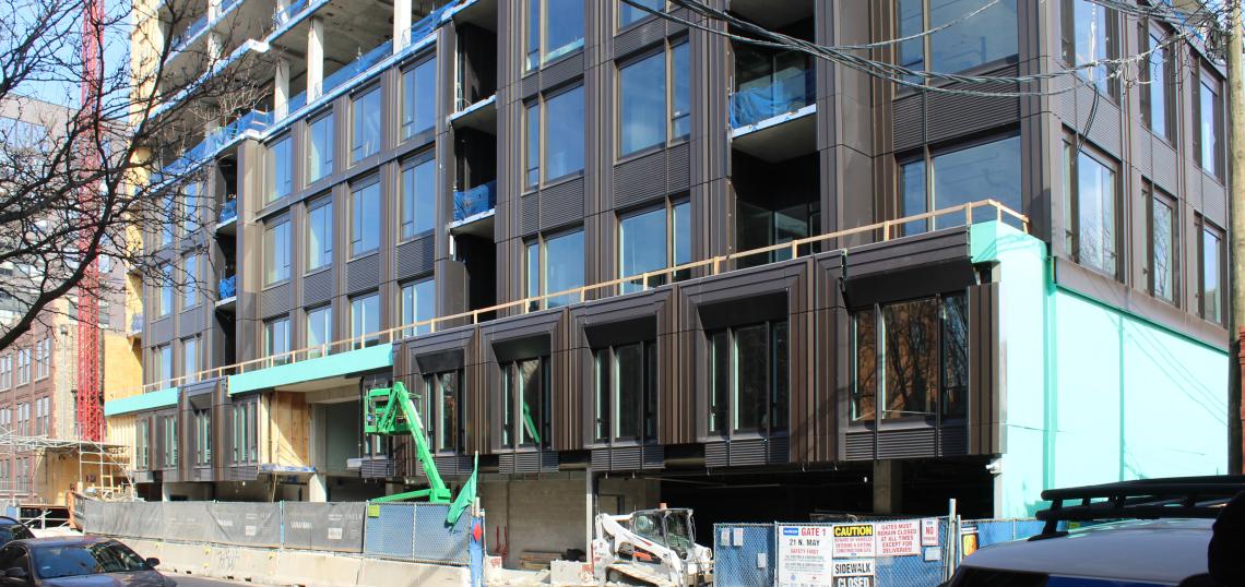 Urbanize tours construction progress at Embry - McHugh Construction